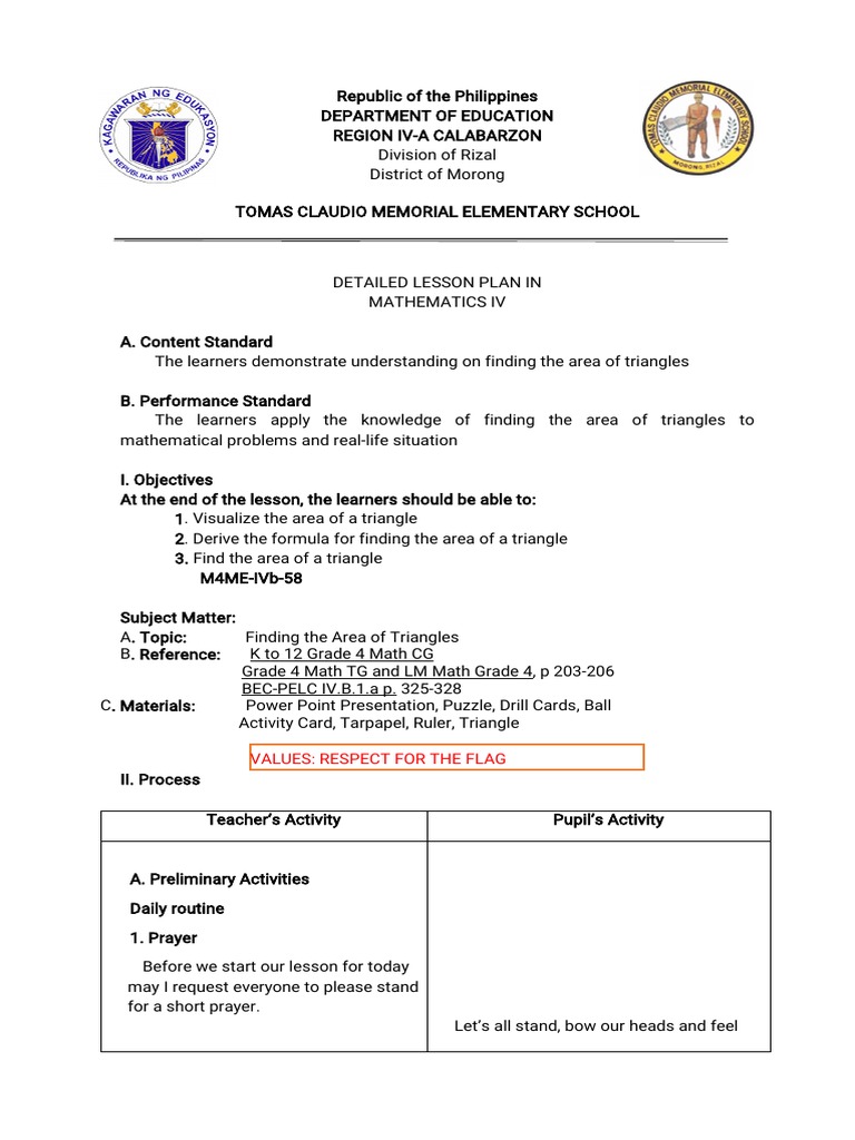 Final Sir Aldwin Lesson Plan | PDF