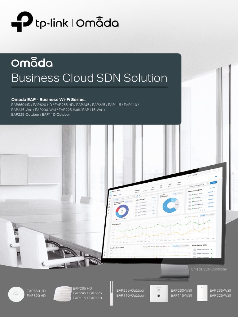 Business Cloud SDN Solution: Omada EAP - Business Wi-Fi Series | PDF ...