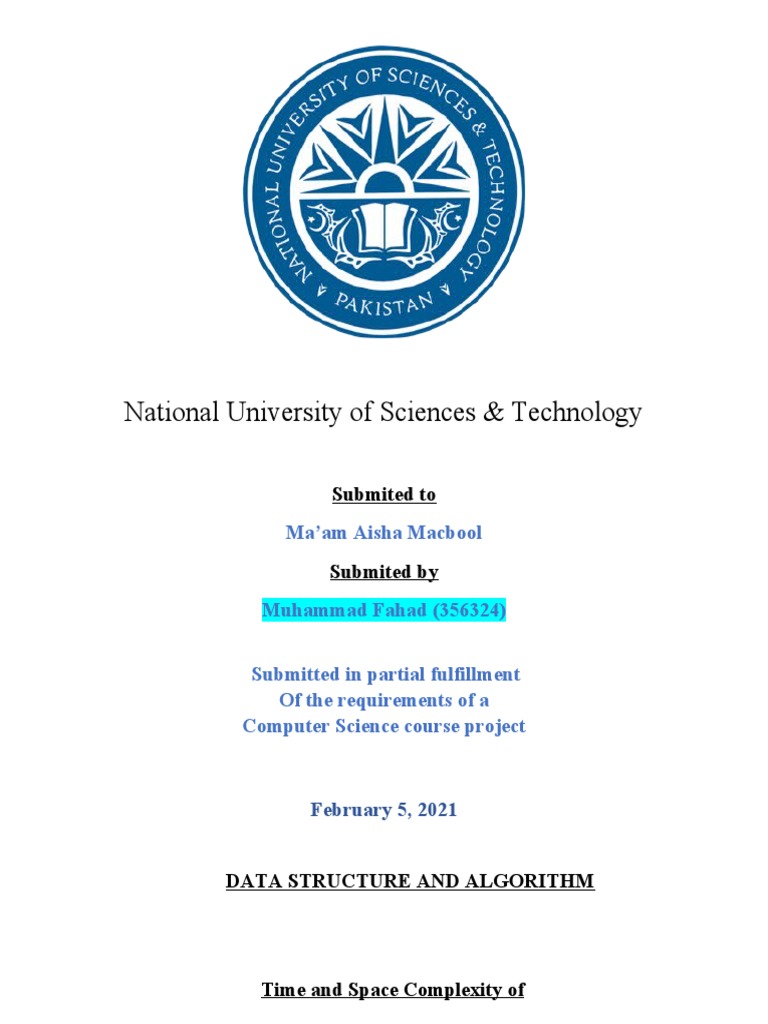Project Dsa Pdf Theoretical Computer Science Software Engineering
