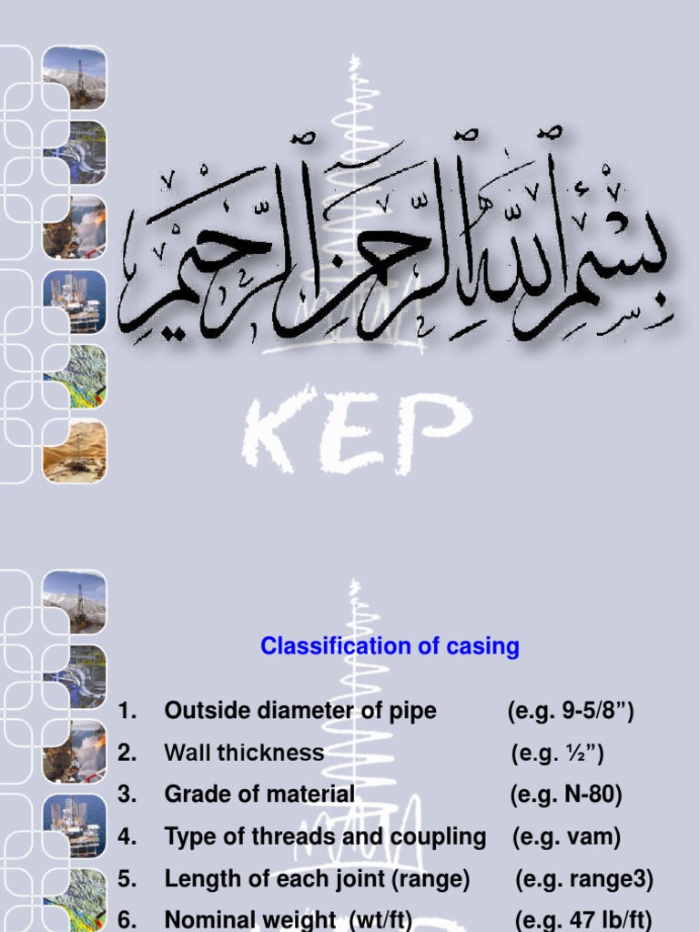 Casing Grades and Specifications Guide | PDF | Casing (Borehole ...