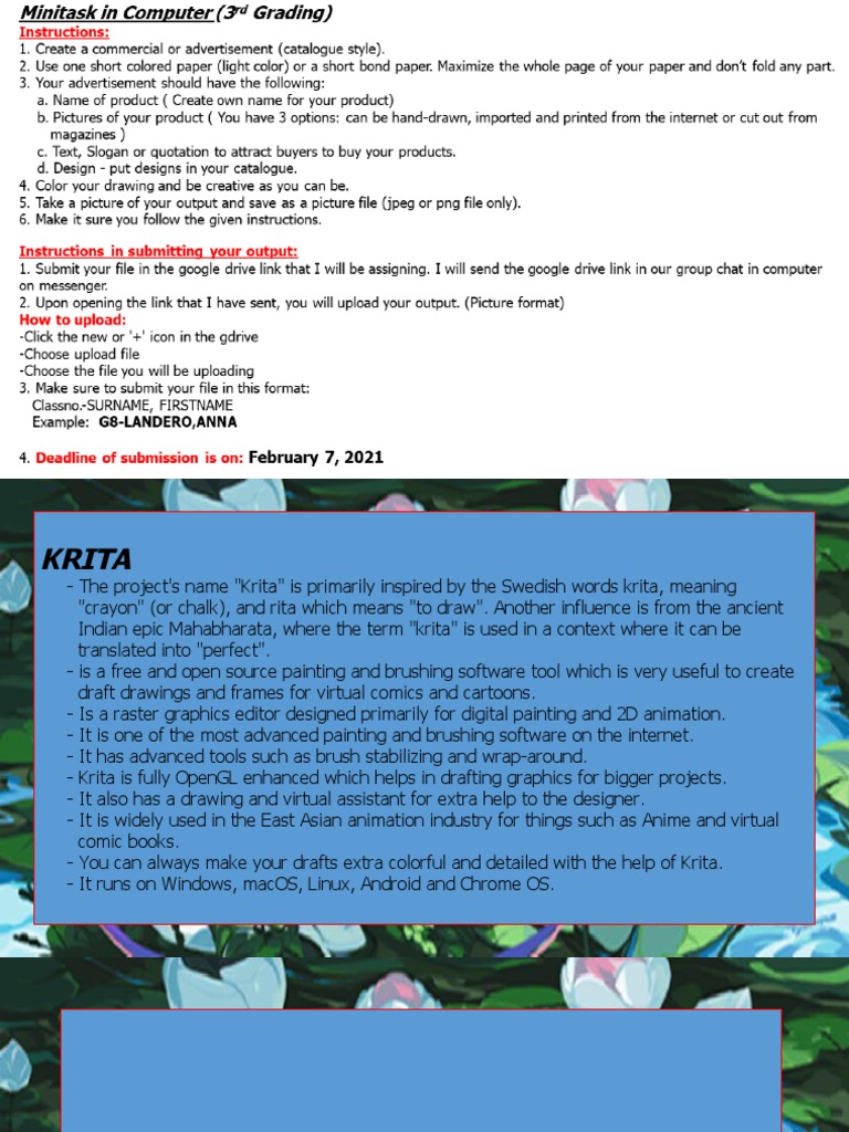 Intro To Krita | PDF | Free Software | Computer Science