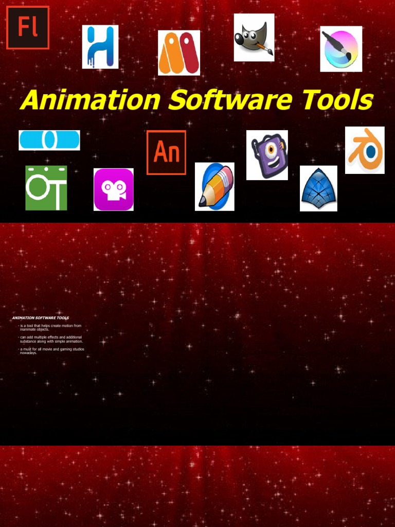 Animation Software Tools | PDF | Animation | Computer Animation