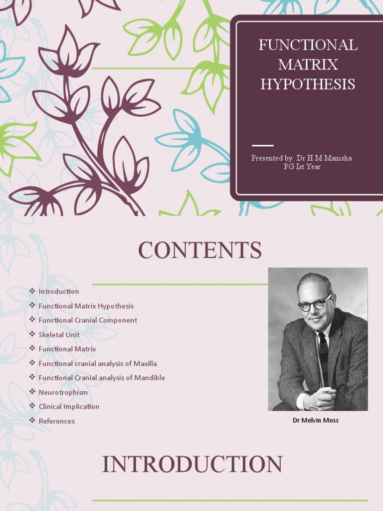 Understanding Craniofacial Growth Through the Functional Matrix ...