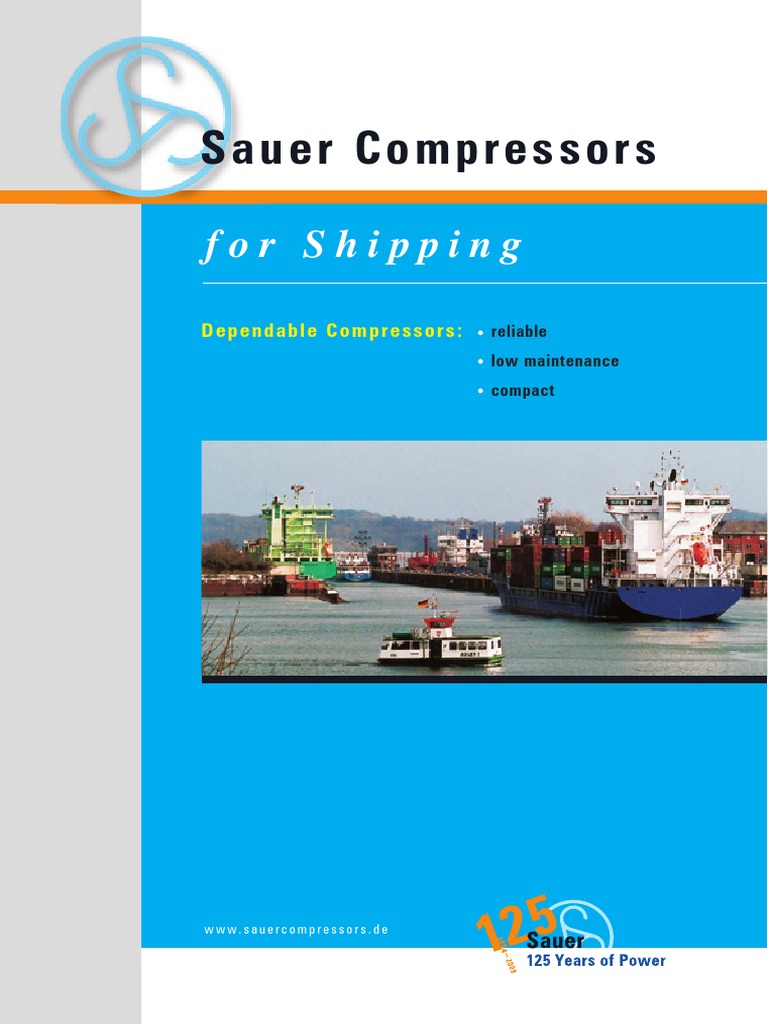 Sauer Compressors For Shipping | PDF | Machines | Mechanical Engineering