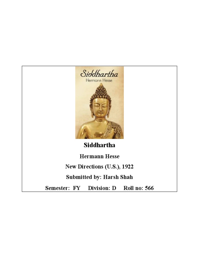 Siddhartha Book Review | PDF | Gautama Buddha | Asceticism