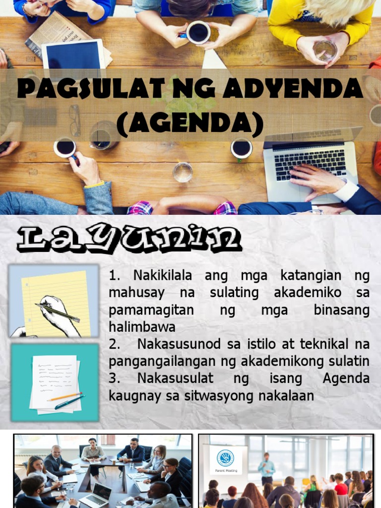 Ano Ang Agenda Sa Akademikong Sulatin Pdf