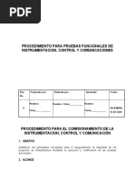 Protocolos de Pruebas Fat y Sat | PDF | Calidad (comercial ...
