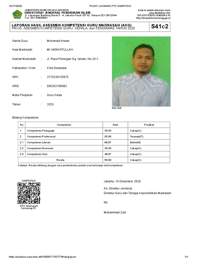 Hasil Akg 2020 | PDF