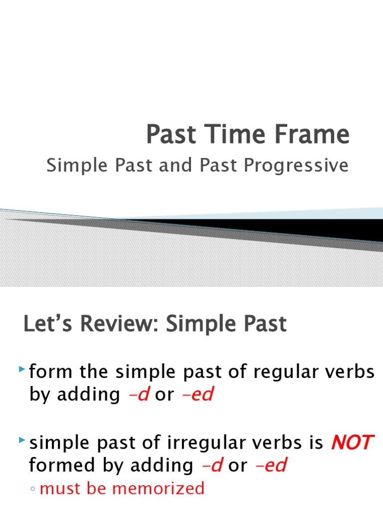 Simple Past and Past Progressive | PDF | Grammar | Languages