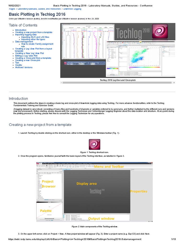 Basic Plotting Guide for Techlog 2016 | PDF | Icon (Computing) | Button ...