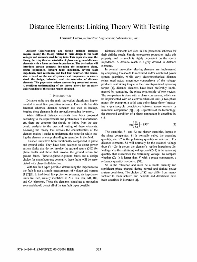 Distance Elements Linking Theory With Testing | PDF | Science & Mathematics