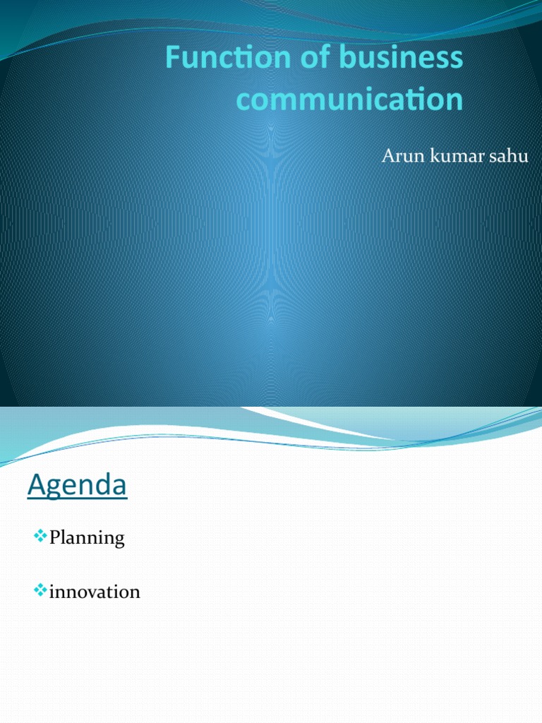 Function of Business Communication | PDF