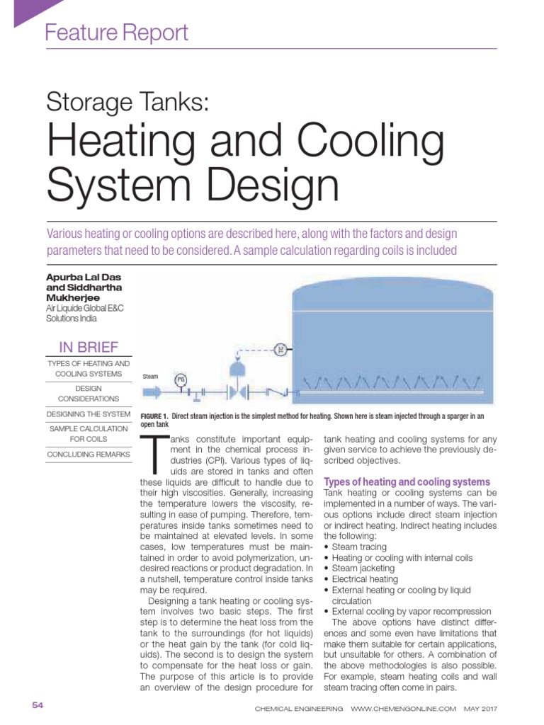 CEM - May 2017 Heating and Cooling System Design Storage Tanks | PDF ...