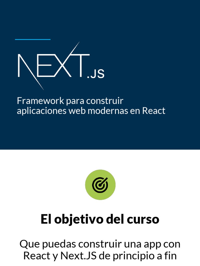Next - El Framework de React | PDF | Marco de software | HTML