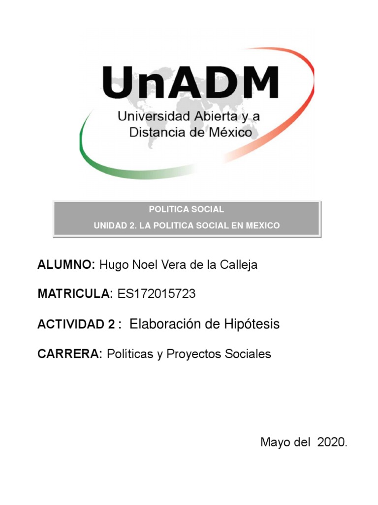 Ppso U2 A2 HNVC | PDF | Pobreza | Pobreza e indigencia