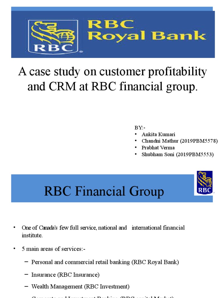 SM PPT RBC | PDF | Banks | Customer Relationship Management