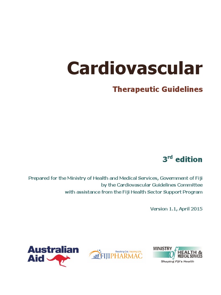Cardiovascular Drug Guidelines | PDF | Cardiovascular Diseases ...