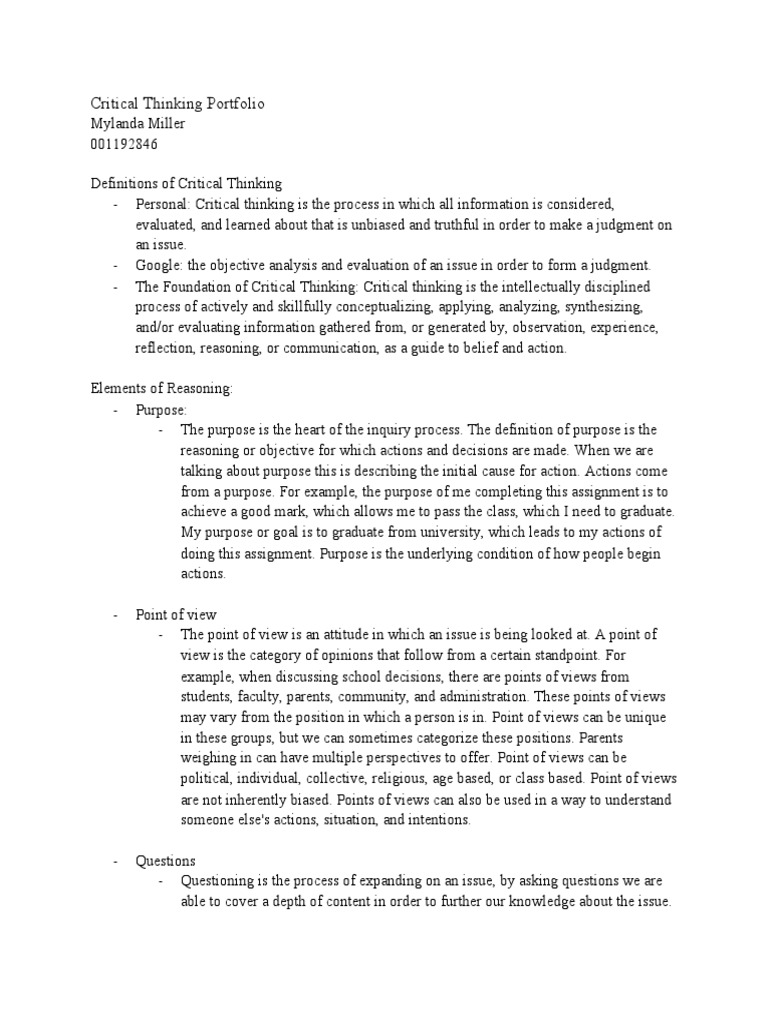 Critical Thinking Concepts and Standards | PDF | Argument | Deductive ...