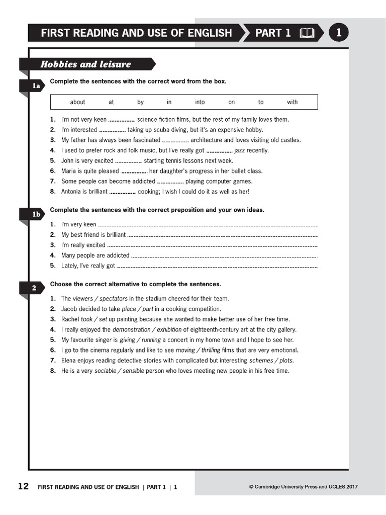 Exam Booster FCE | PDF