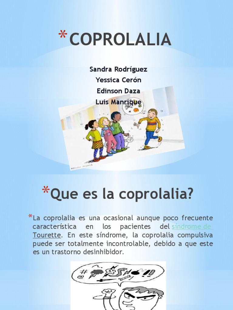 COPROLALIA | PDF