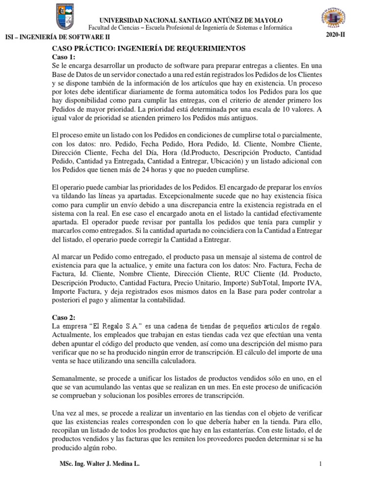 Caso Práctico | PDF | Factura | Software