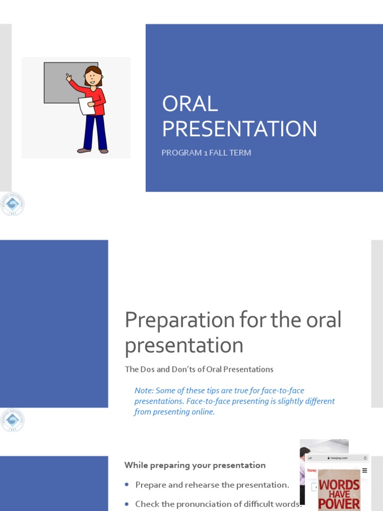 P1 B Oral Presentation (Fall) | PDF | Human Nature | Human Communication