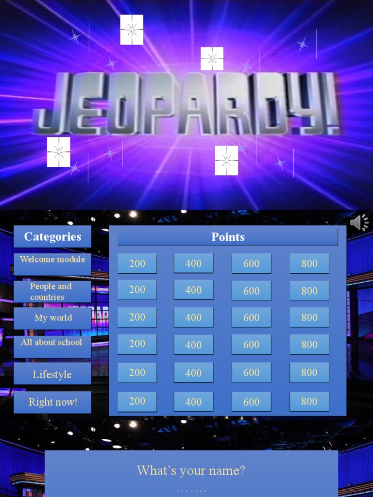 Flyers Live Class Jeopardy Review | PDF | Language Mechanics ...