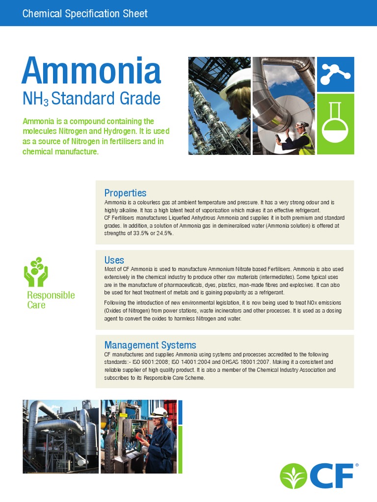 CF Fertilizers - UK | PDF | Ammonia | Nitrogen
