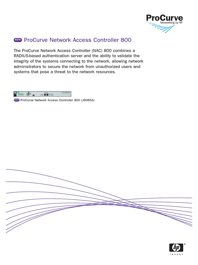 ProCurve Network Access Controller 800 English | PDF | Antivirus ...