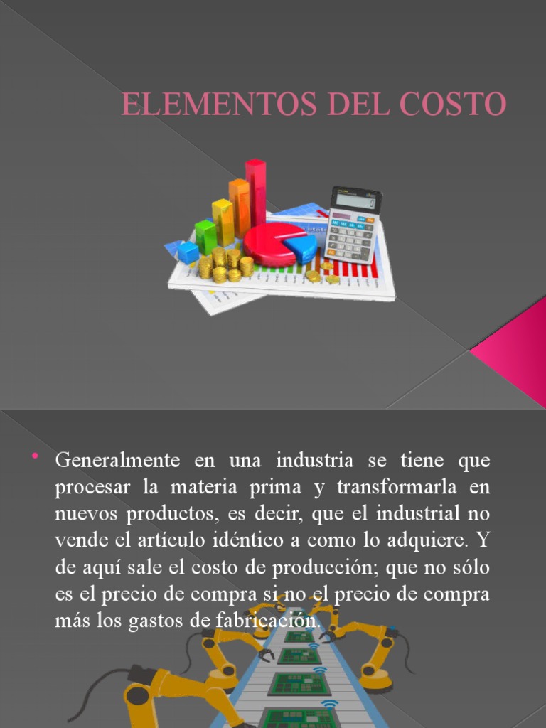Elementos Del Costo | PDF