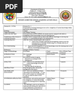 Activity Design Slac 2021 Reading Strat | PDF | Teachers | Cognition