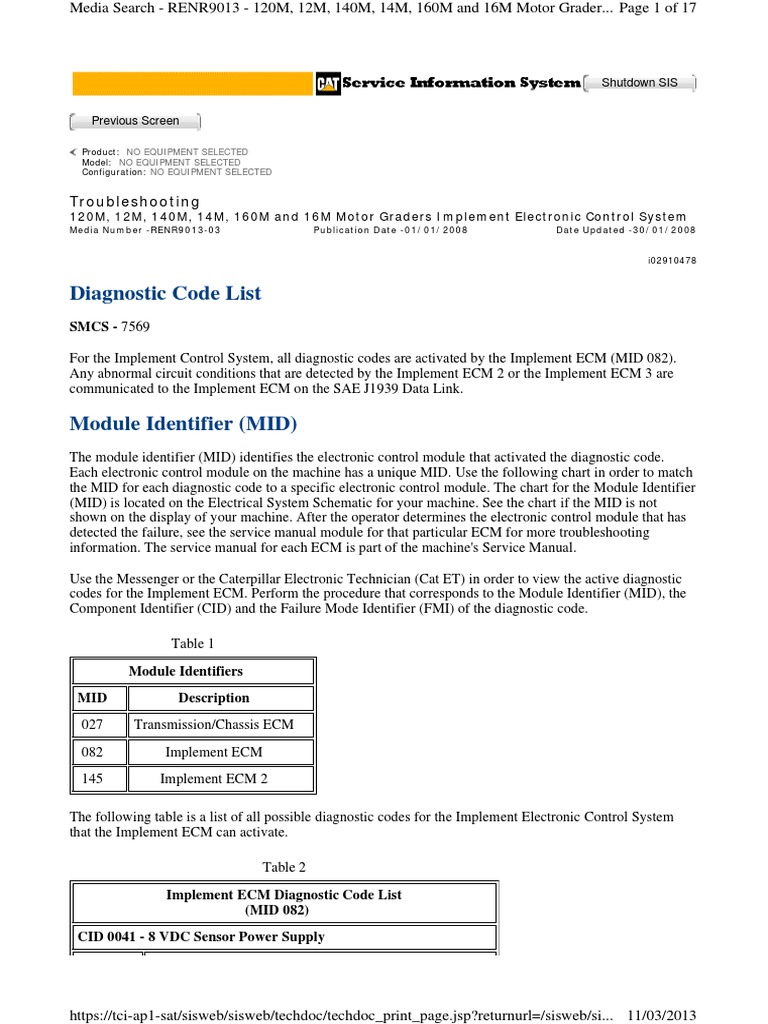 Diagnostic Code List: Troubleshooting | PDF | Troubleshooting | Power ...