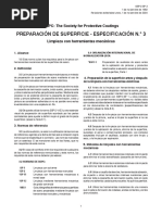 Limpieza Manual Mecánica SSPC-SP3 | PDF | Acero | Materiales