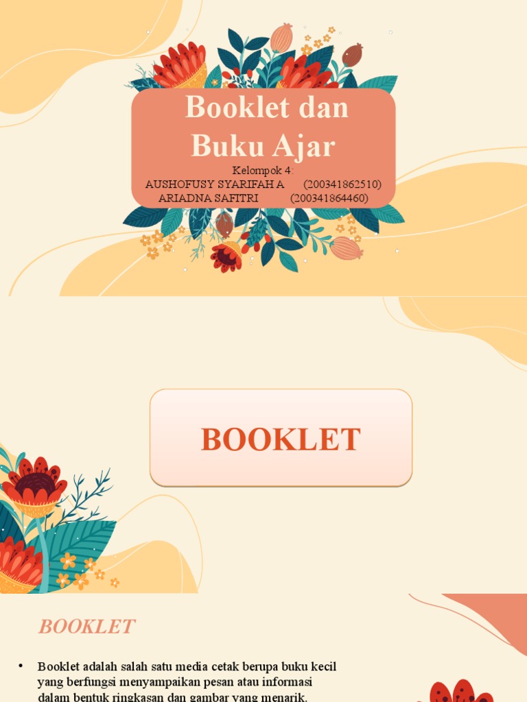 Panduan Pembuatan Booklet Edukasi | PDF