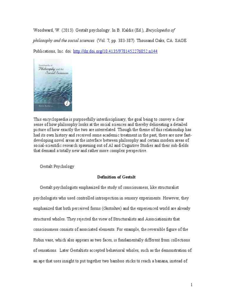 Gestalt Psychology Definition and Key Experiments in 40 Characters ...