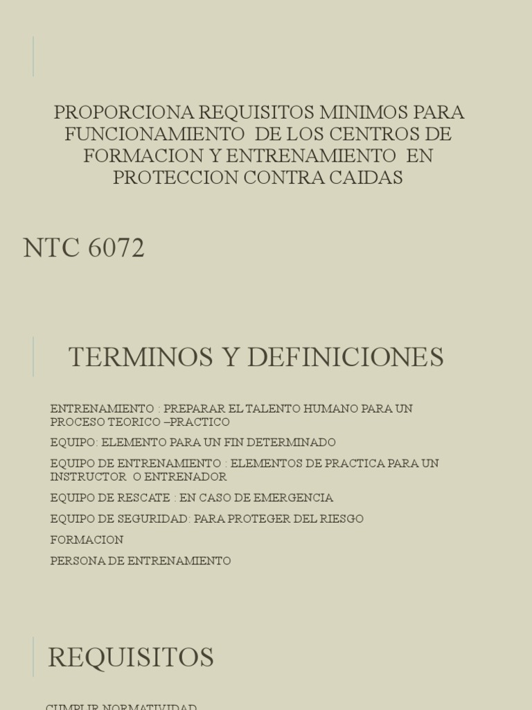 Presentacion NTC 6072 | PDF | Informática | Tecnología