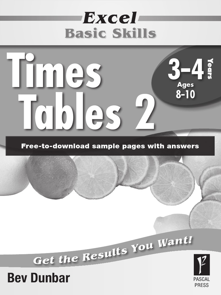 Basic Skills: Times Tables 2 | PDF | Teaching Mathematics