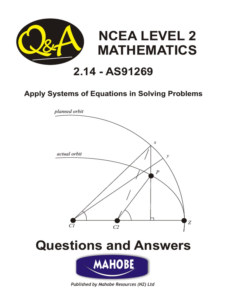 Ncea Level 2 Mathematics: Mahobe | PDF | Quadratic Equation | Geometry