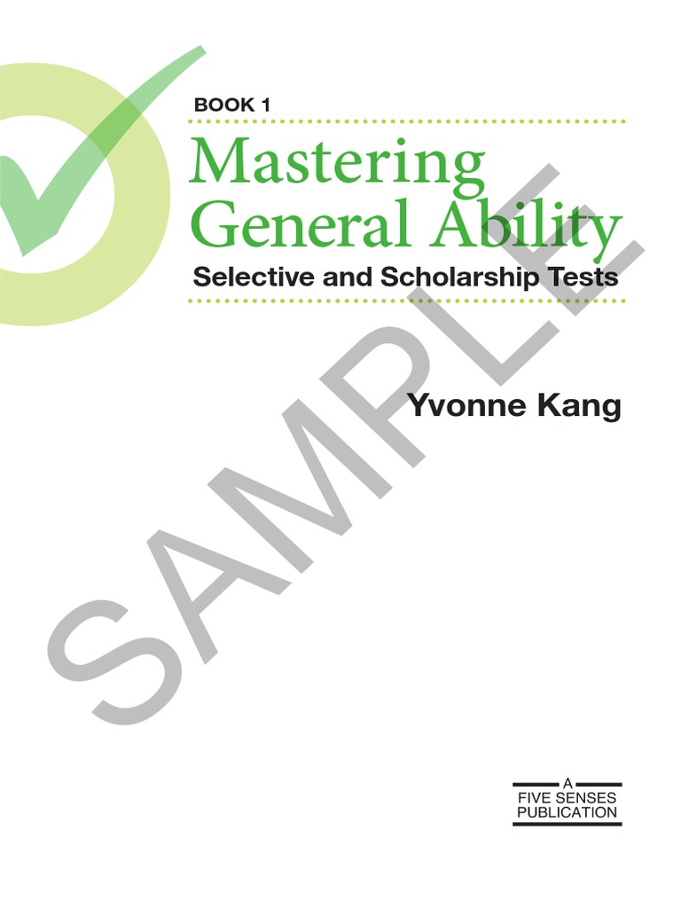 Mastering GA Selective Book 1 | PDF