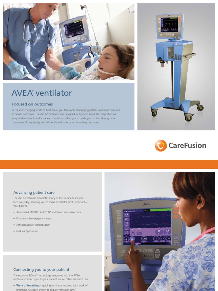 Avea Ventilator: Focused On Outcomes | PDF | Respiration | Medicine