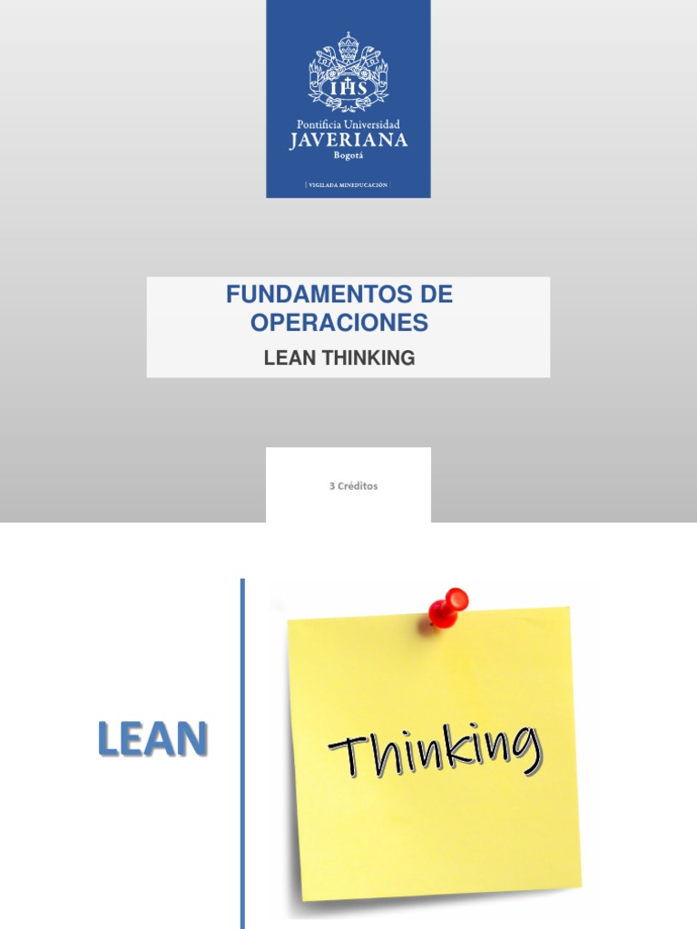 Lean Thinking | PDF | Lean Manufacturing | Six Sigma