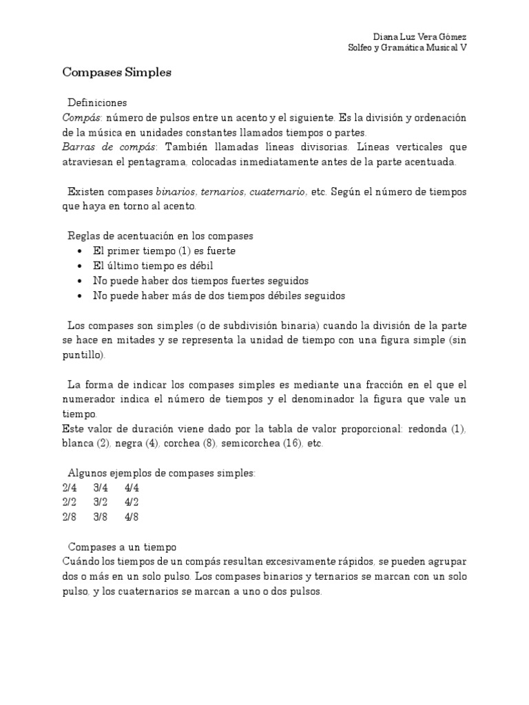 Compases Simples | PDF