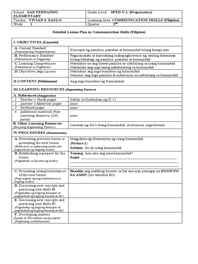 Filipino Q2 WK1 | PDF