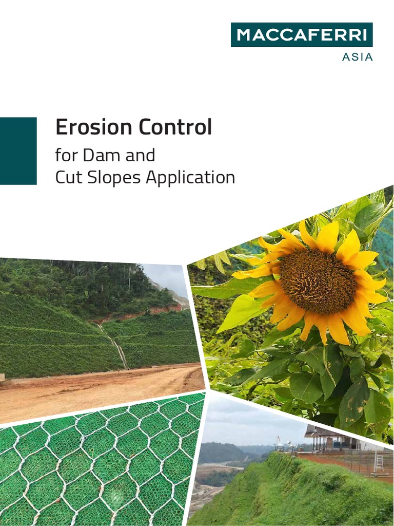 ID - Brochure - EROSION CONTROL FOR DAM & CUT SLOPE | PDF | Erosion | Mulch