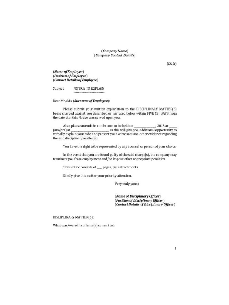 Letter or Awol Sample | PDF