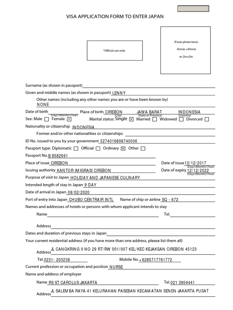 Japan Visa Application Guide | PDF | Travel Visa | Prostitution