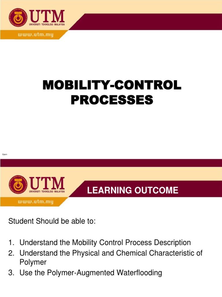 Chapter 5 - Mobility-Control Processes | PDF | Permeability (Earth ...