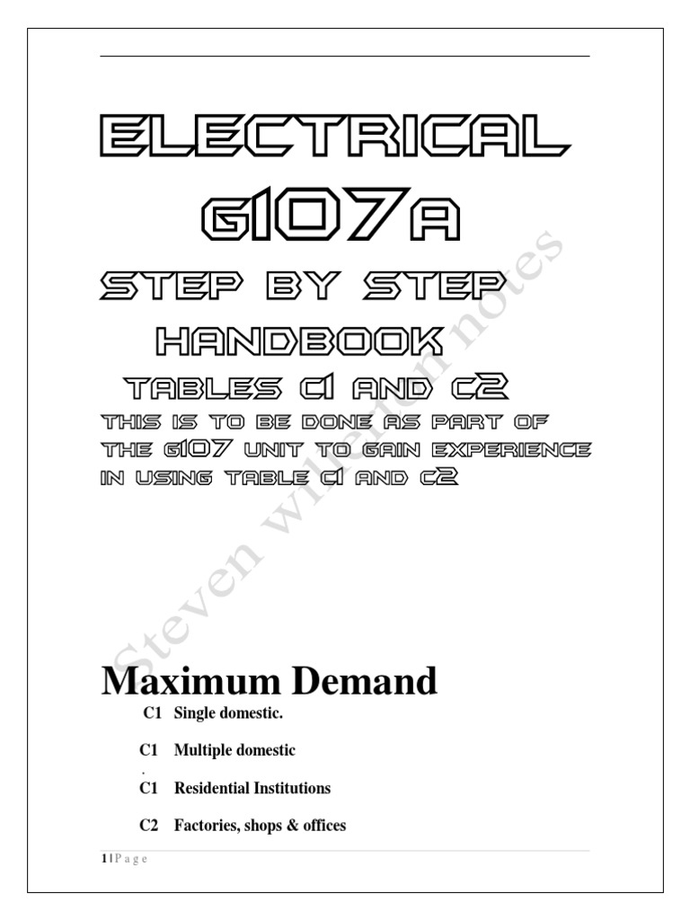 Max Demand C1 and C2 | PDF | Mains Electricity | Ac Power Plugs And Sockets