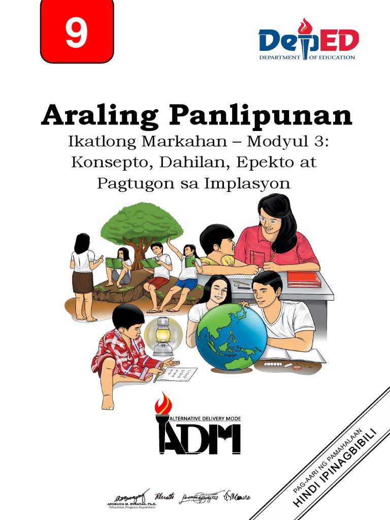 Ap9 q3 Module 3 Konsepto Dahilan Epekto at Pagtugon Sa Implasyon | PDF