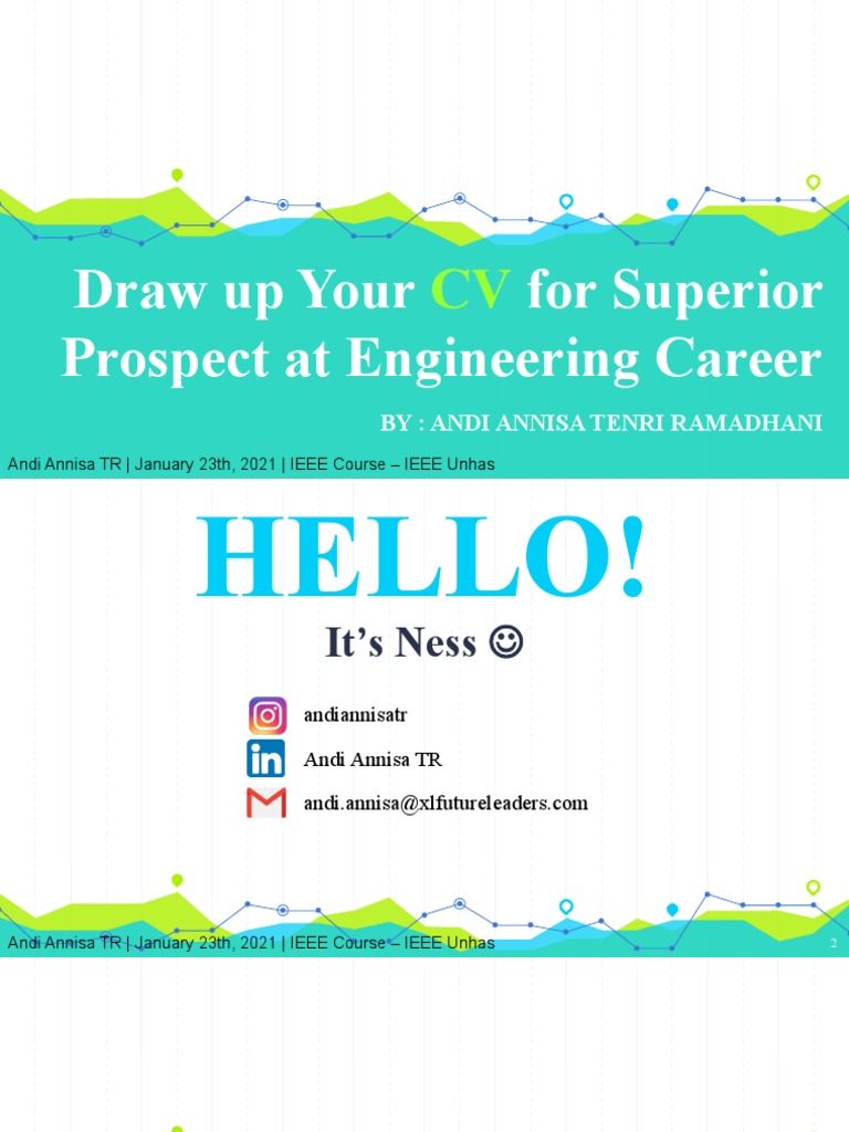 Draw Up CV by Ness | PDF | Cognition | Communication